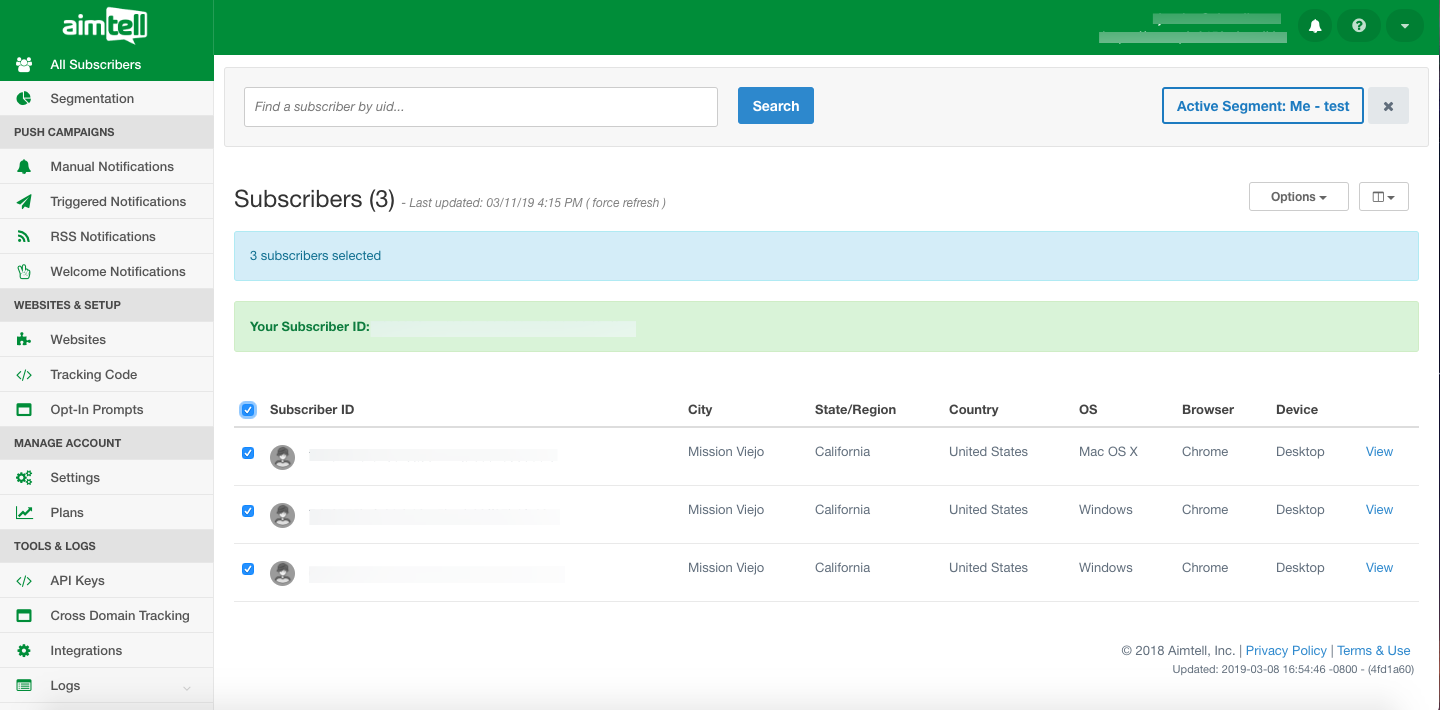 How to Delete your Subscribers.